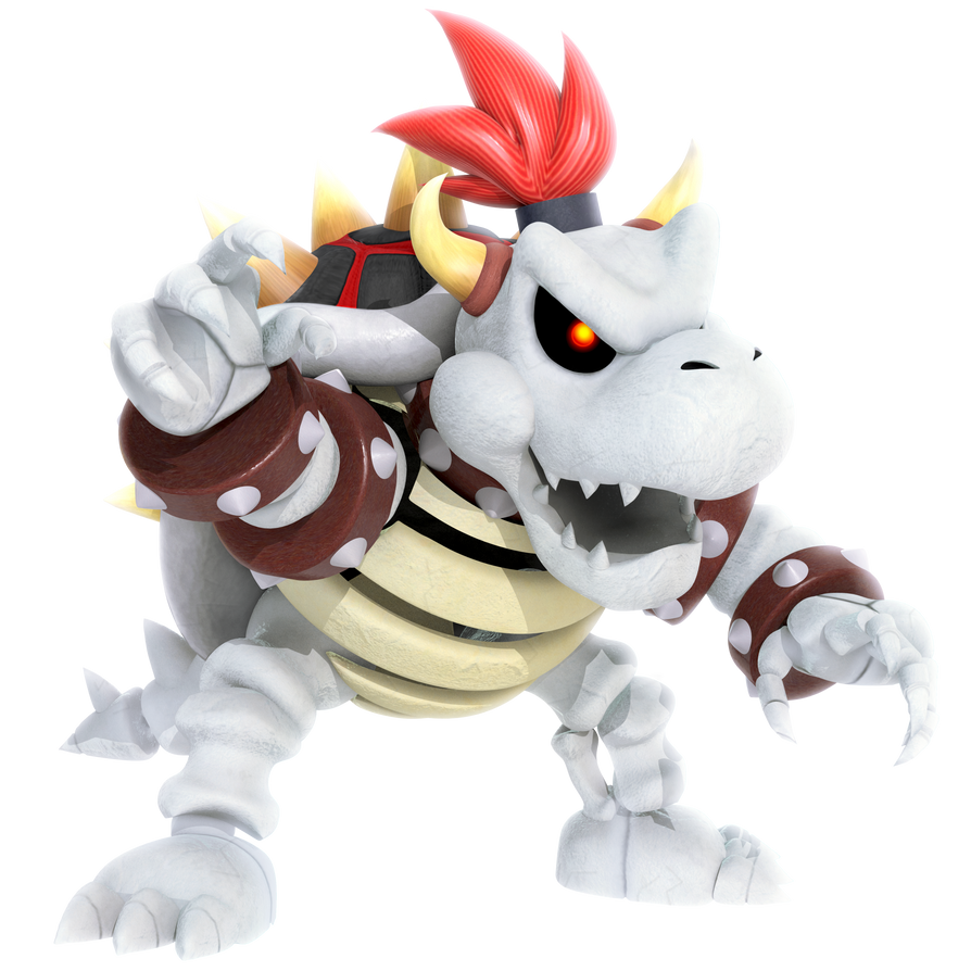 Dry Bowser New Render by Nibroc-Rock on DeviantArt Dry Bowser New Render by Nibroc-Rock on DeviantArt