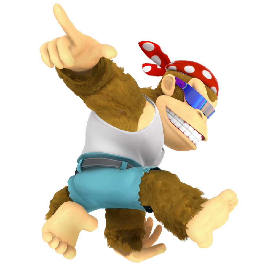 Funky Kong Render By Nibroc Rock On Deviantart