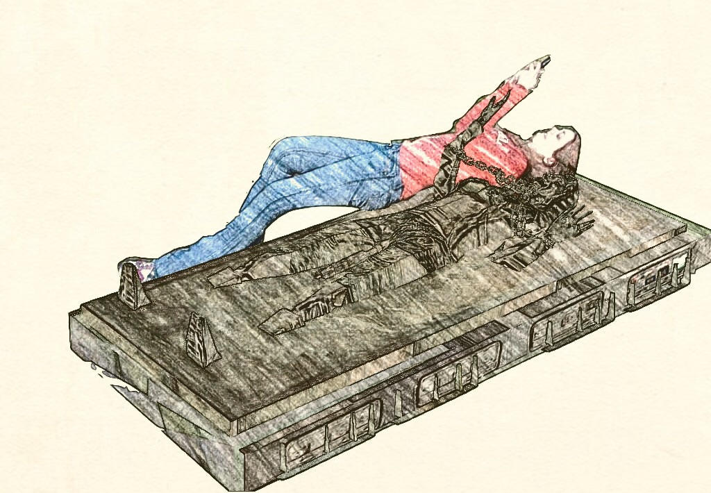 Girl In Jeans With Girl In Carbonite By Willartmaster On Deviantart