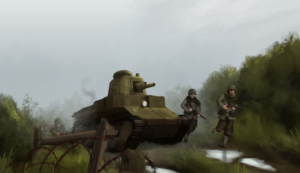 Foxhole Colonials Advance By Csp499 On Deviantart