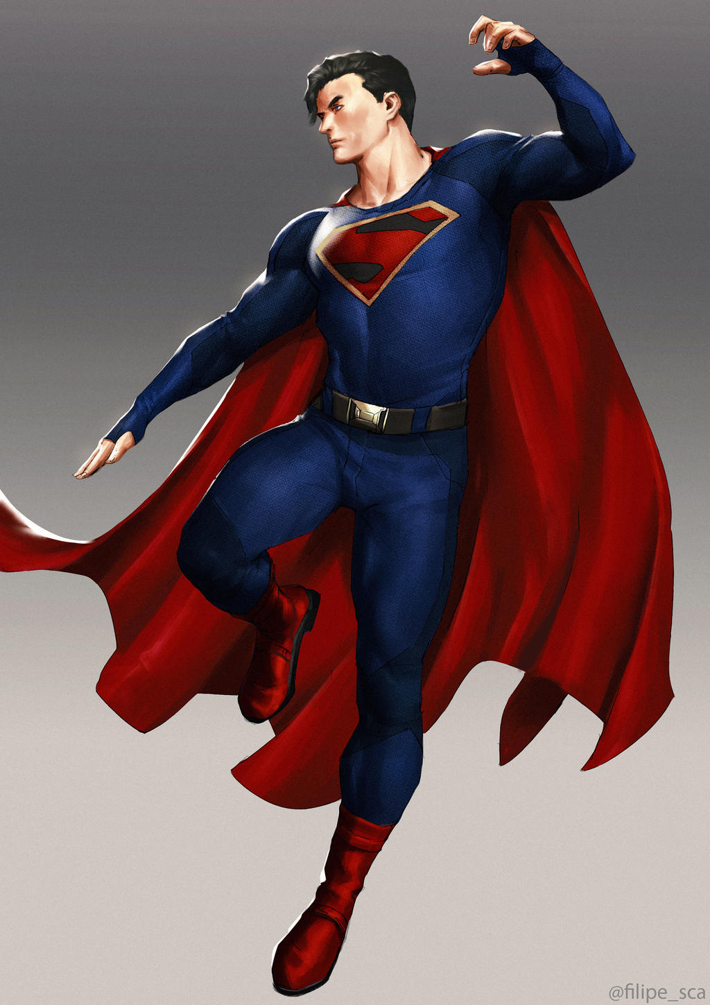 Superman In The Batman Universe Final By Luisf47 On Deviantart
