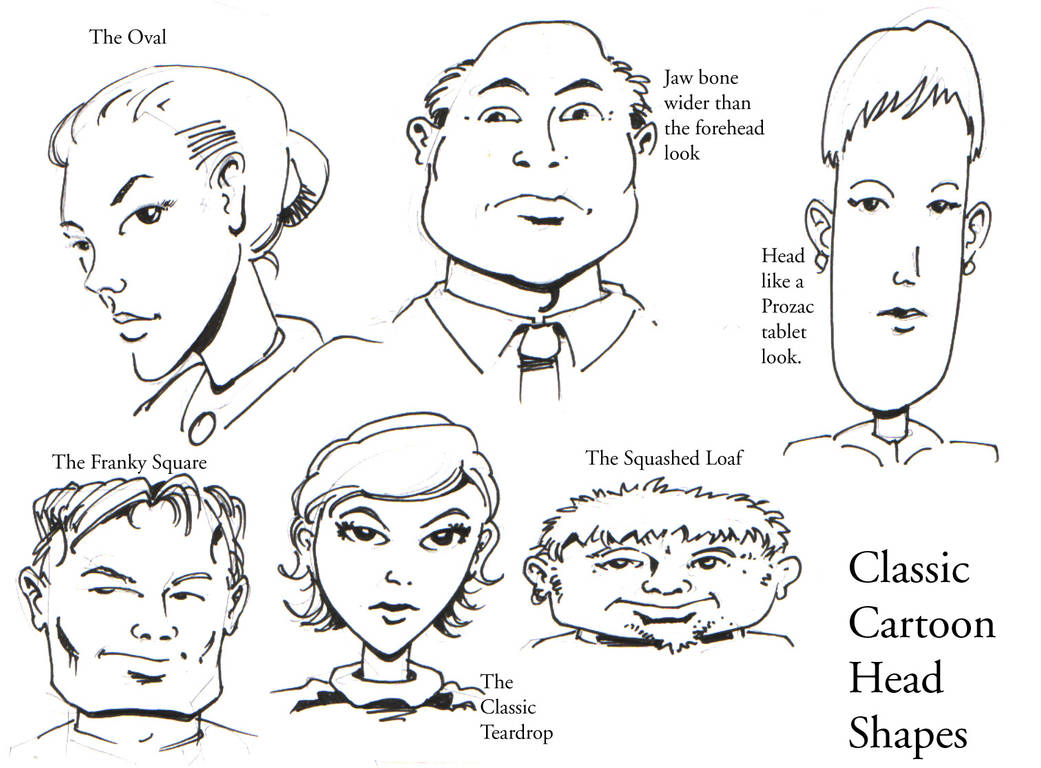 Classic Cartoon Head Shapes By Greystrangebear On DeviantArt classic-cartoon-head-shapes-by-greystrangebear-on-deviantart