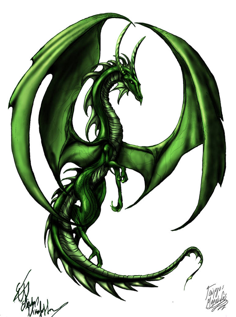Green Dragon by KabaMaroudis on DeviantArt