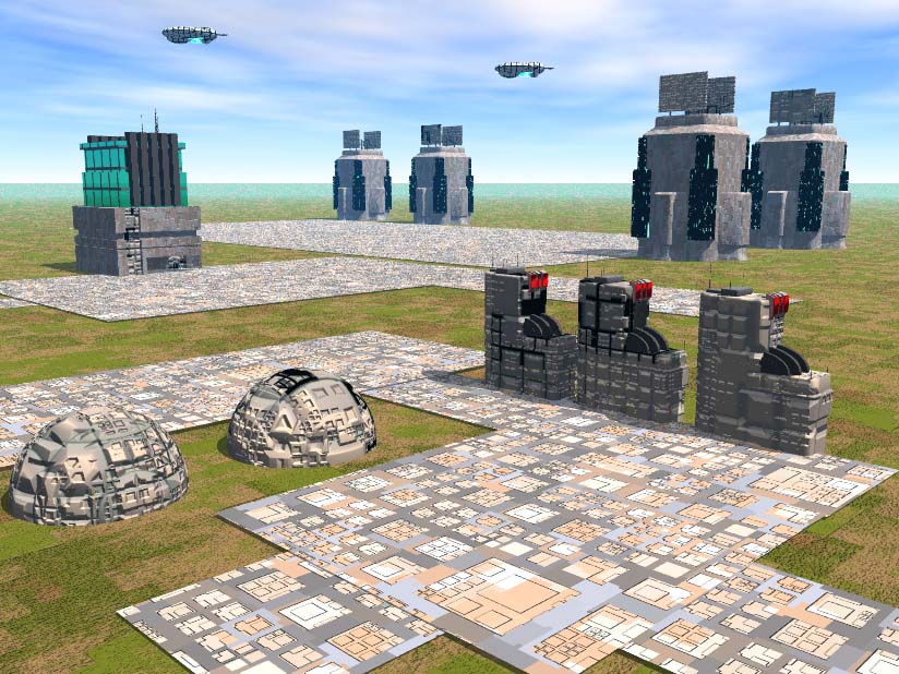 Alien Village by bdy on DeviantArt