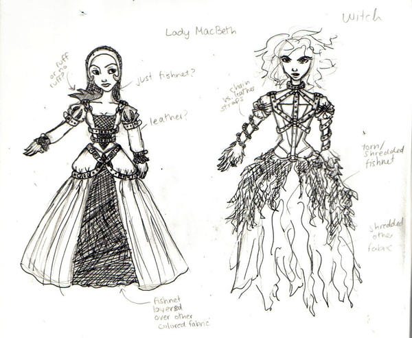 Lady MacBeth + Witch Costumes by AdmiralCookie on DeviantArt