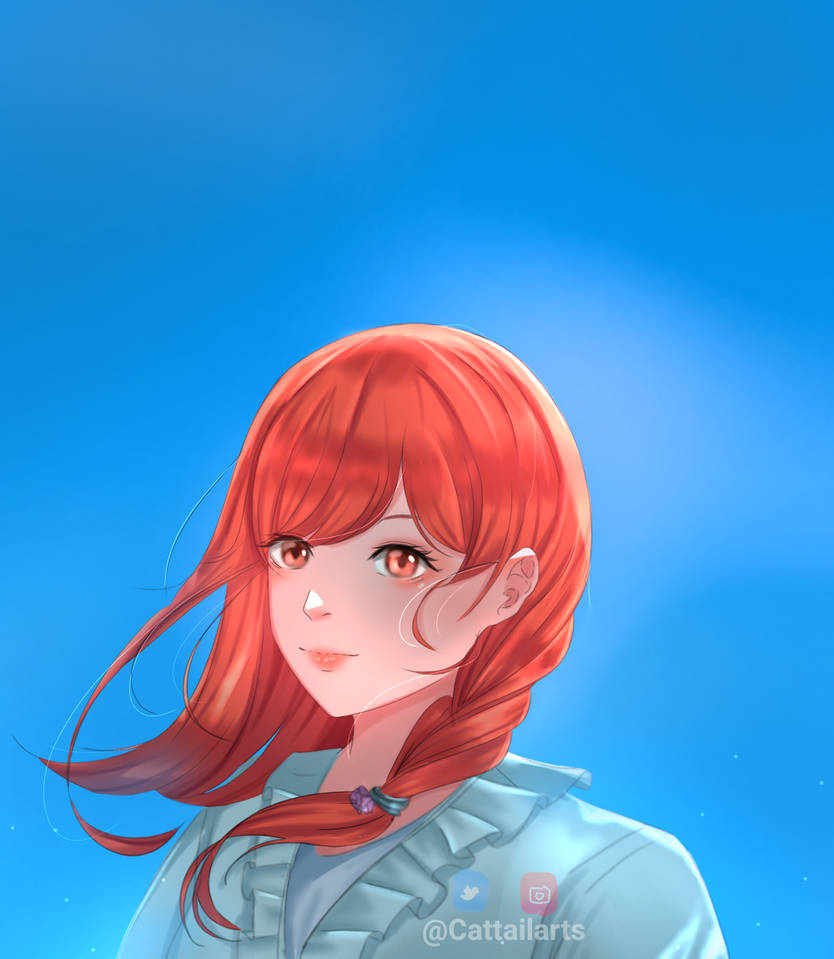 I Love The Color Blue By Cattail Arts On Deviantart