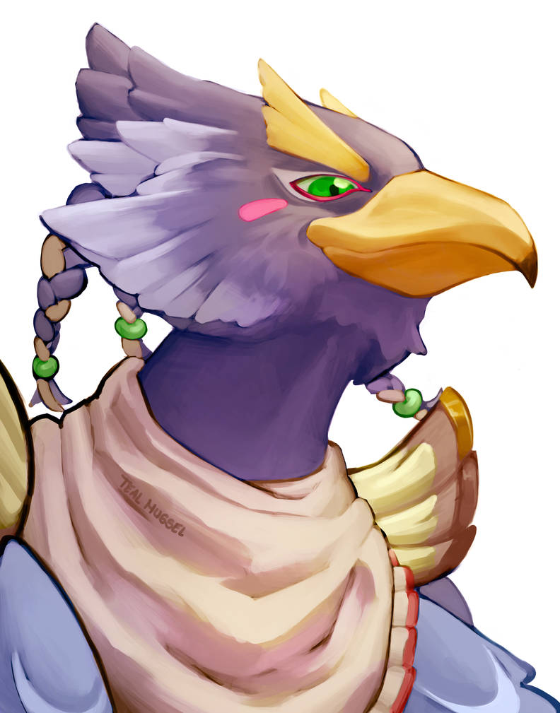 Rito Champion Revali Fanart Botw By Tealmussel On Deviantart