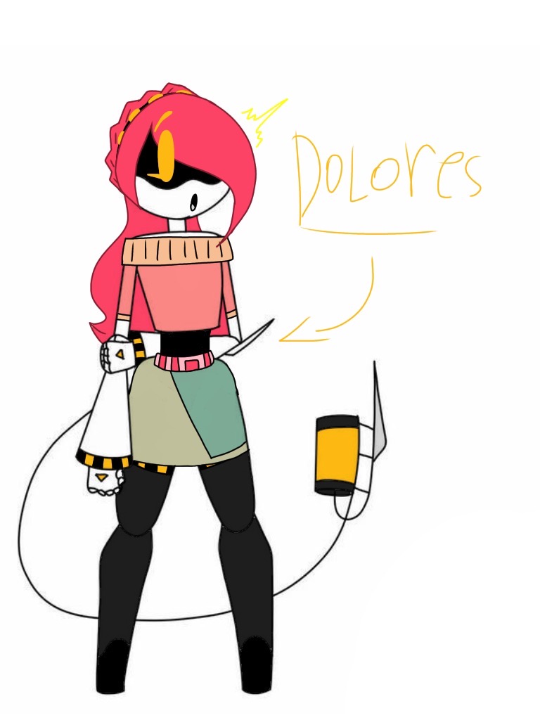 Murder Drones Oc Dolores By Rosethecoolwolf13 On Deviantart