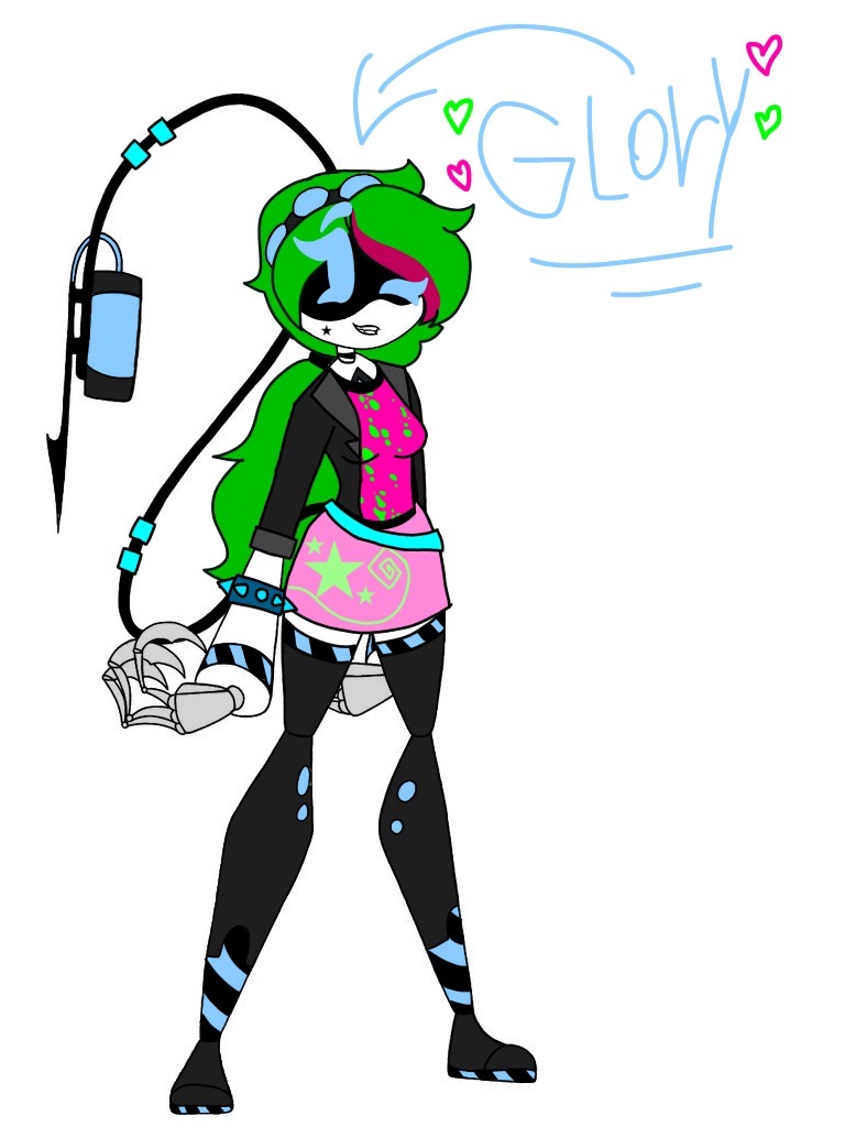 Murder Drones Oc Glory By Rosethecoolwolf13 On Deviantart