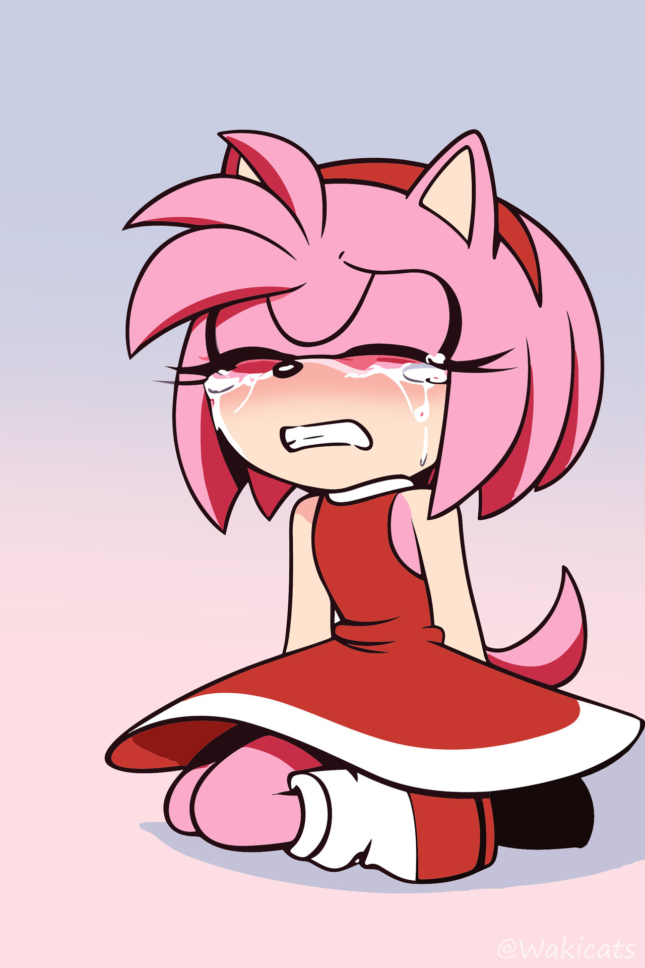 Amy Crying By Wakicats On Deviantart