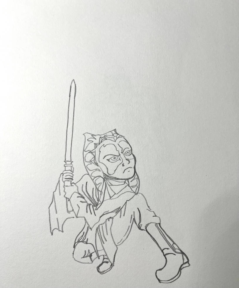 Togruta Padawan Sketch By Eds345567 On Deviantart