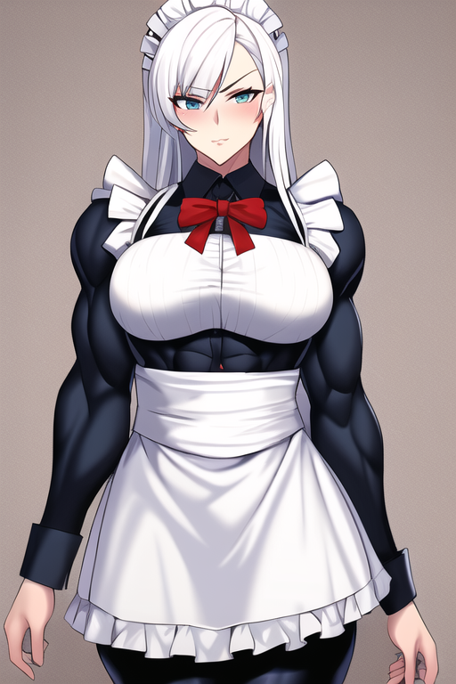 Female Musclemuscle Maid Nr1 By Totmate On Deviantart