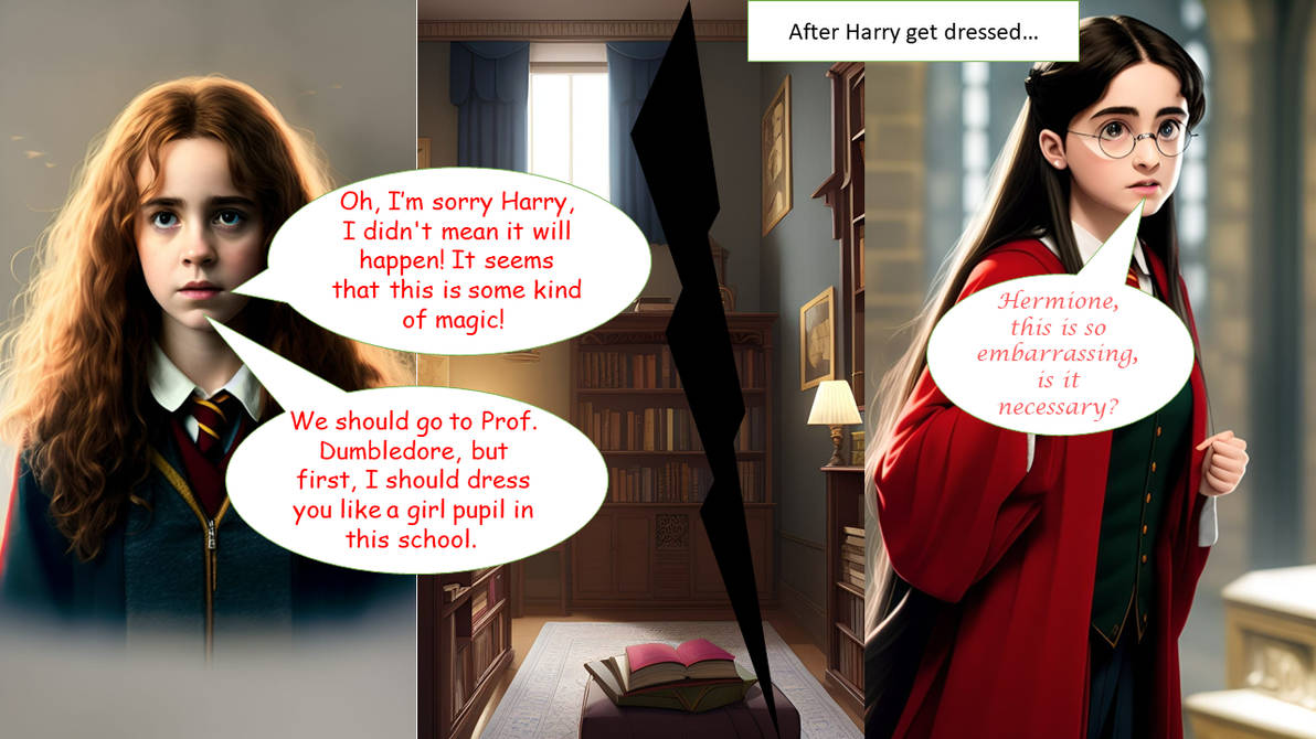 Harriett Potter Harry Potter Tg Tf Part 3 By Netashani On Deviantart