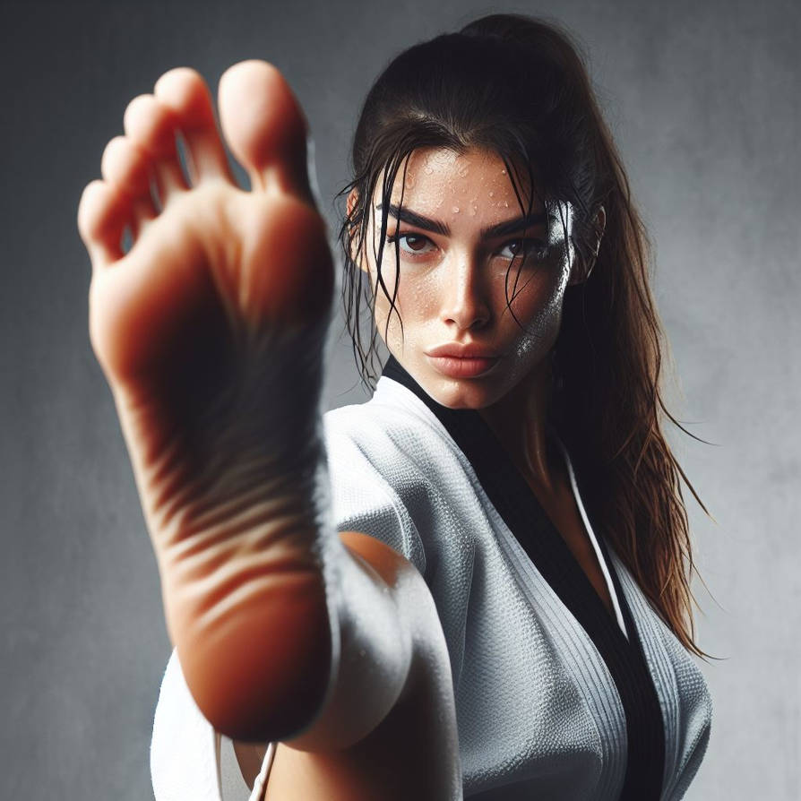 Wet Karate Kick By Gradbulle On Deviantart