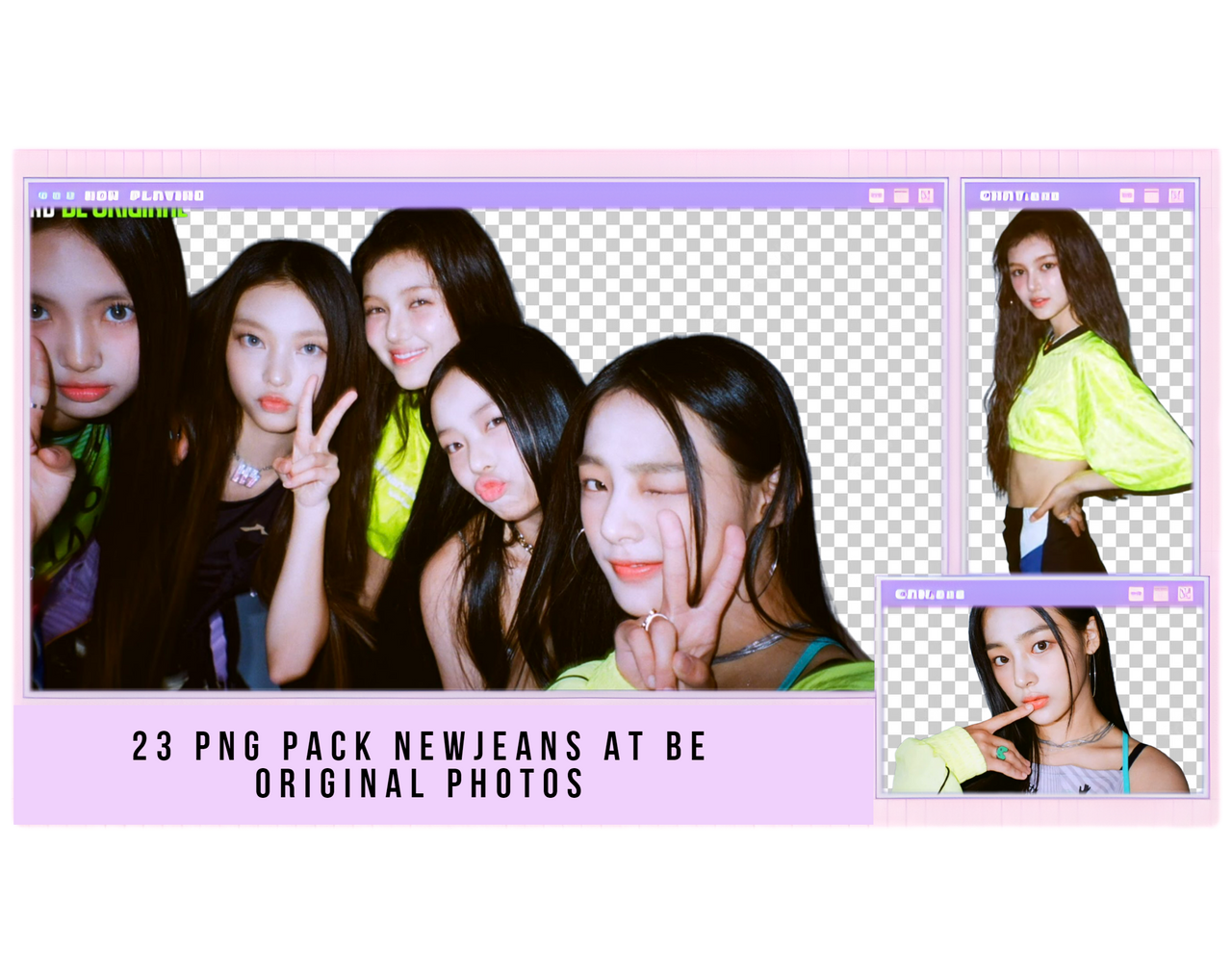 Png Pack Newjeans At Be Original Photos By Starcolors13 On Deviantart