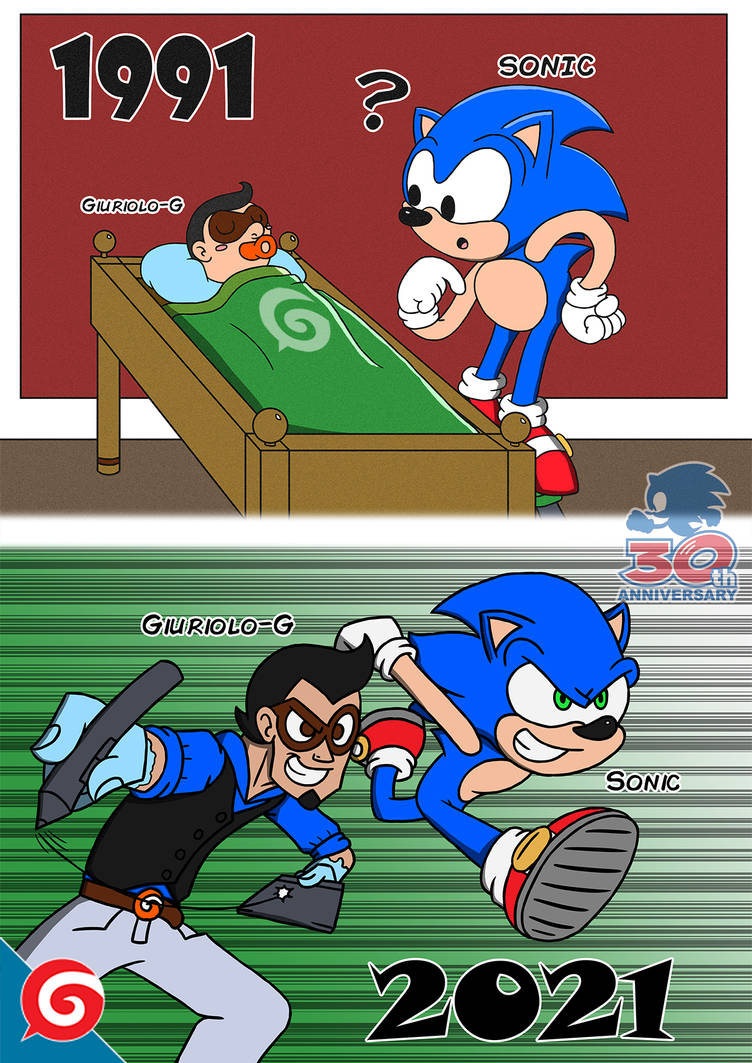 30th Sonic And Me By Giuriolo Gallery On Deviantart