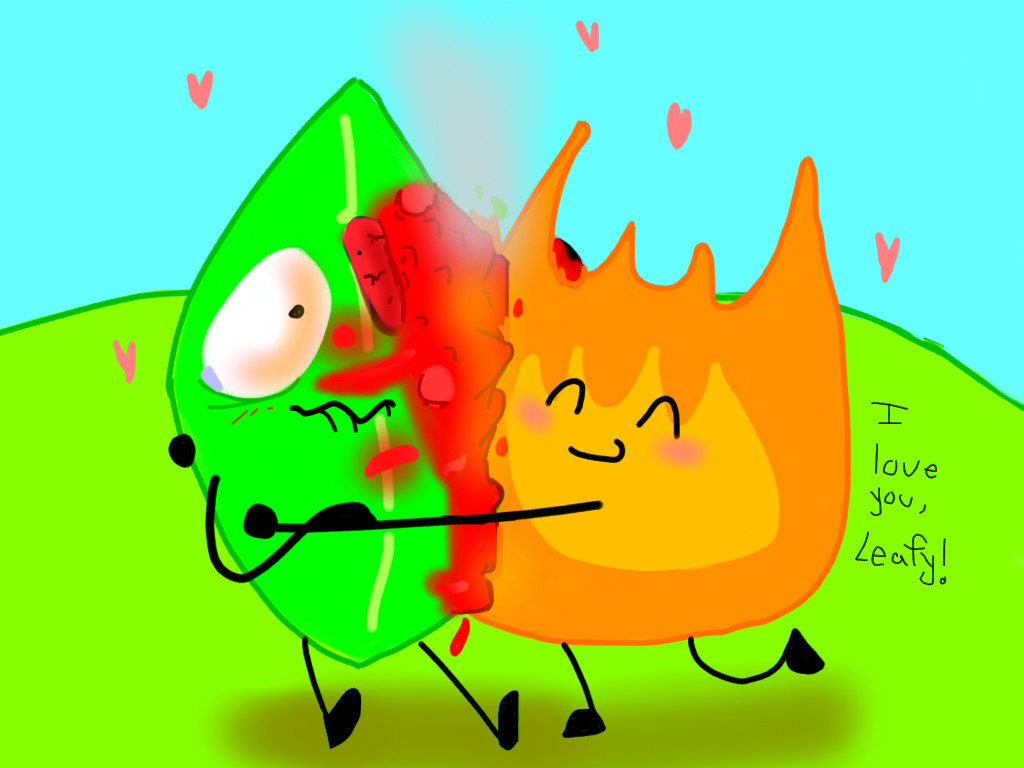 Firey Loves Leafy A Lot By Rubaluxtier On Deviantart