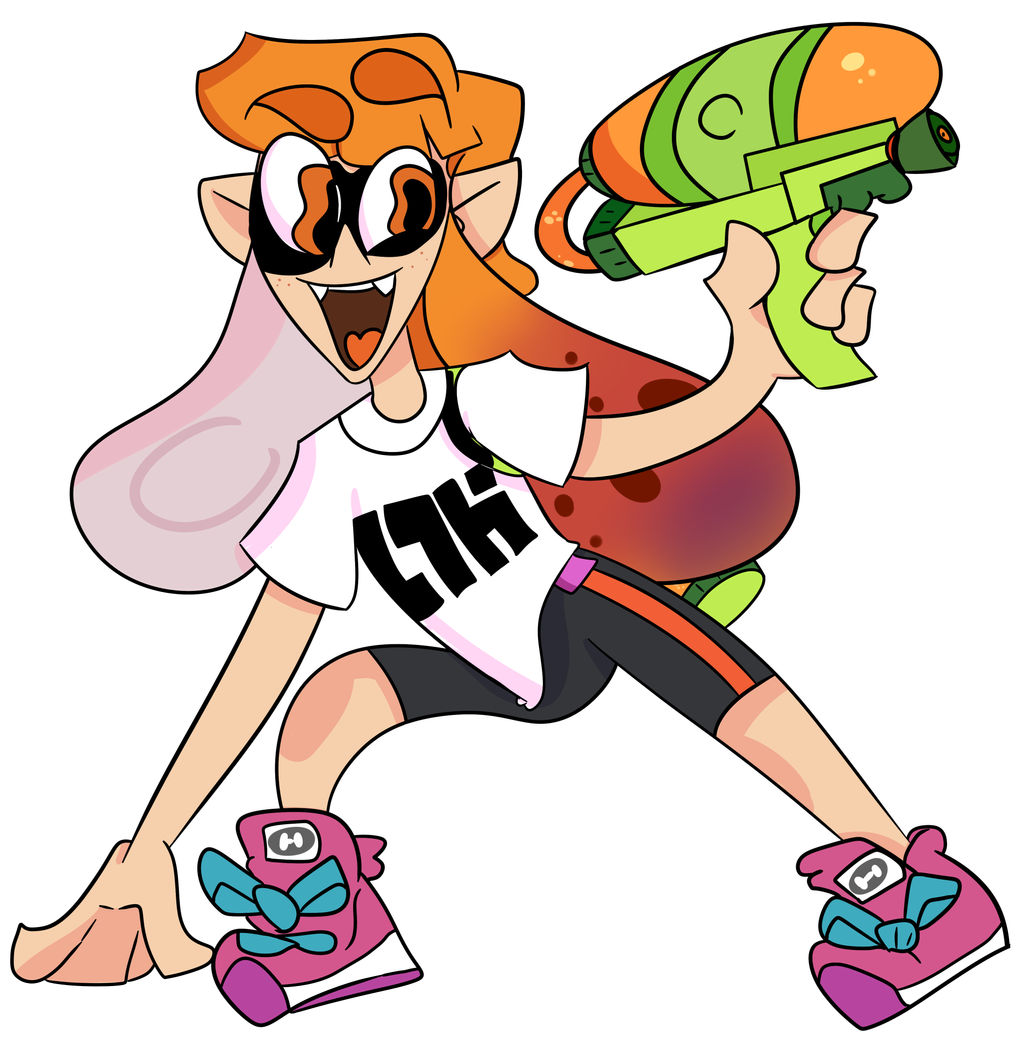 Inkling Girl Smash Collab By Kikiartist21 On Deviantart