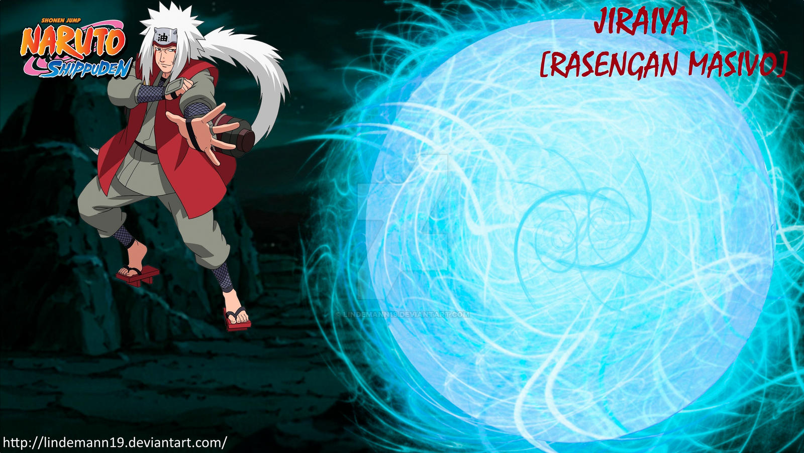 Jiraiya Rasengan Masivo By Lindemann19 On Deviantart