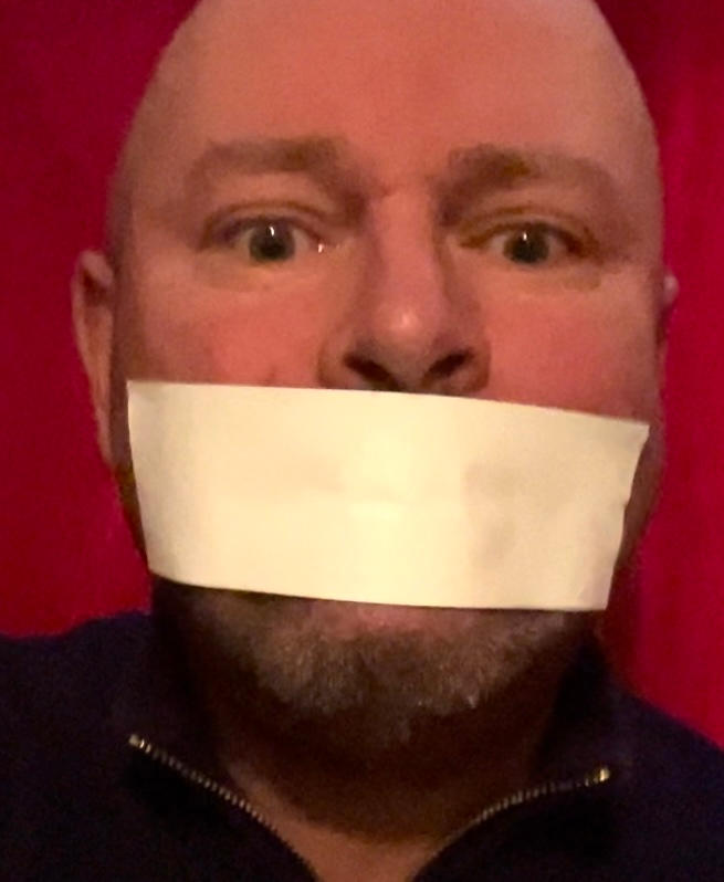 White Tape Gagged By Detectivecleavegag On Deviantart