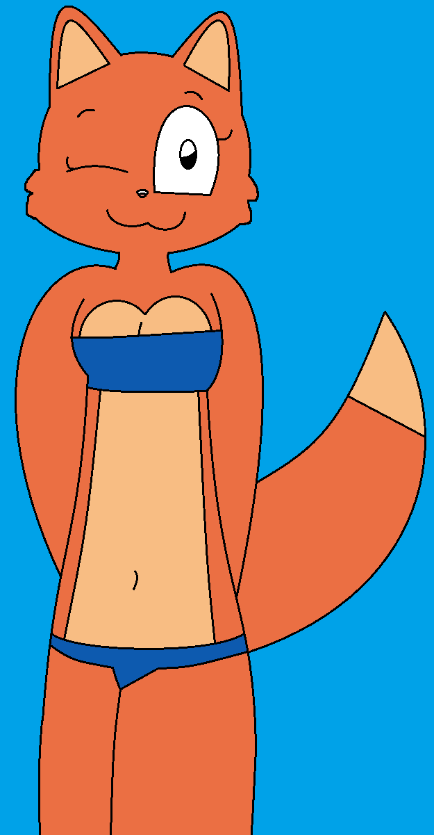 Diane Foxington In Her Bikini By Shiyamasaleem On Deviantart