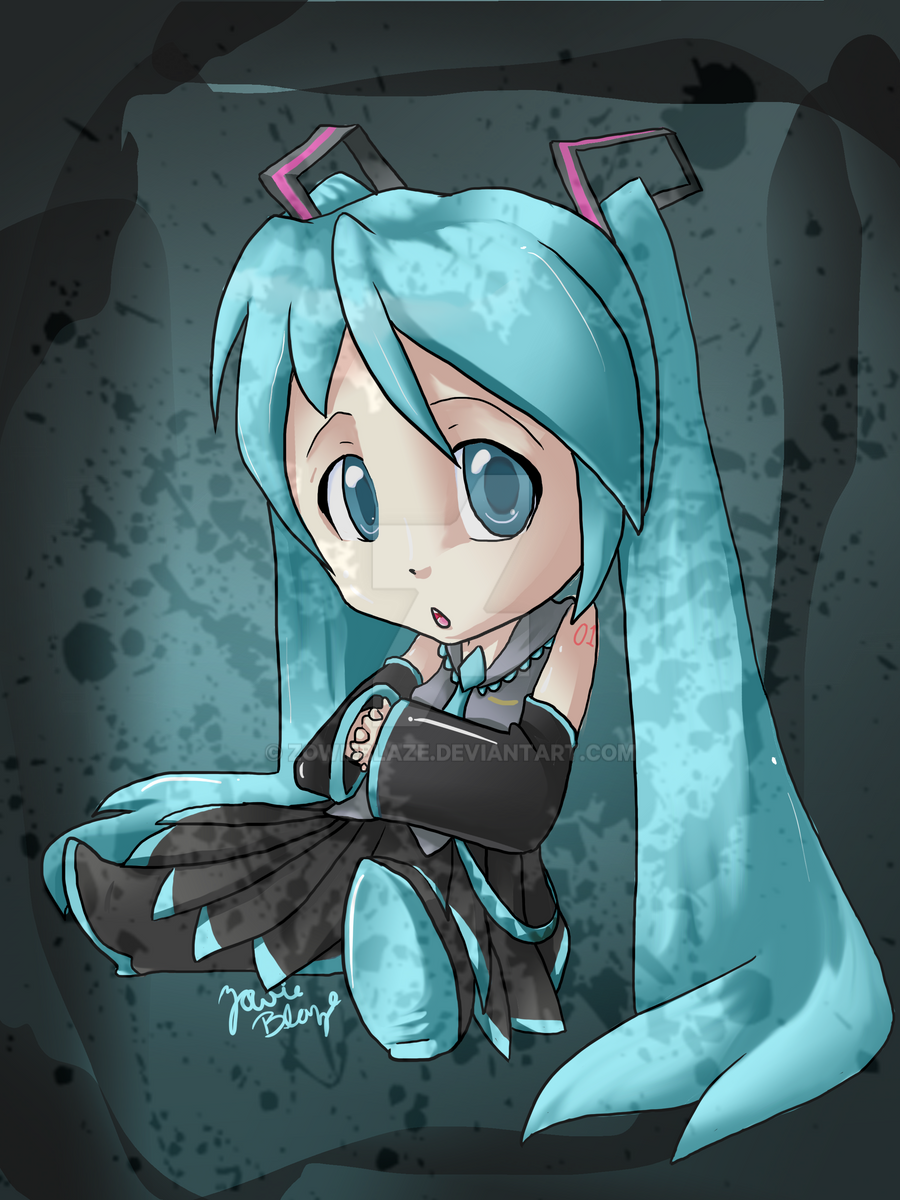 Chibi Hatsune Miku By Zowieblaze On Deviantart