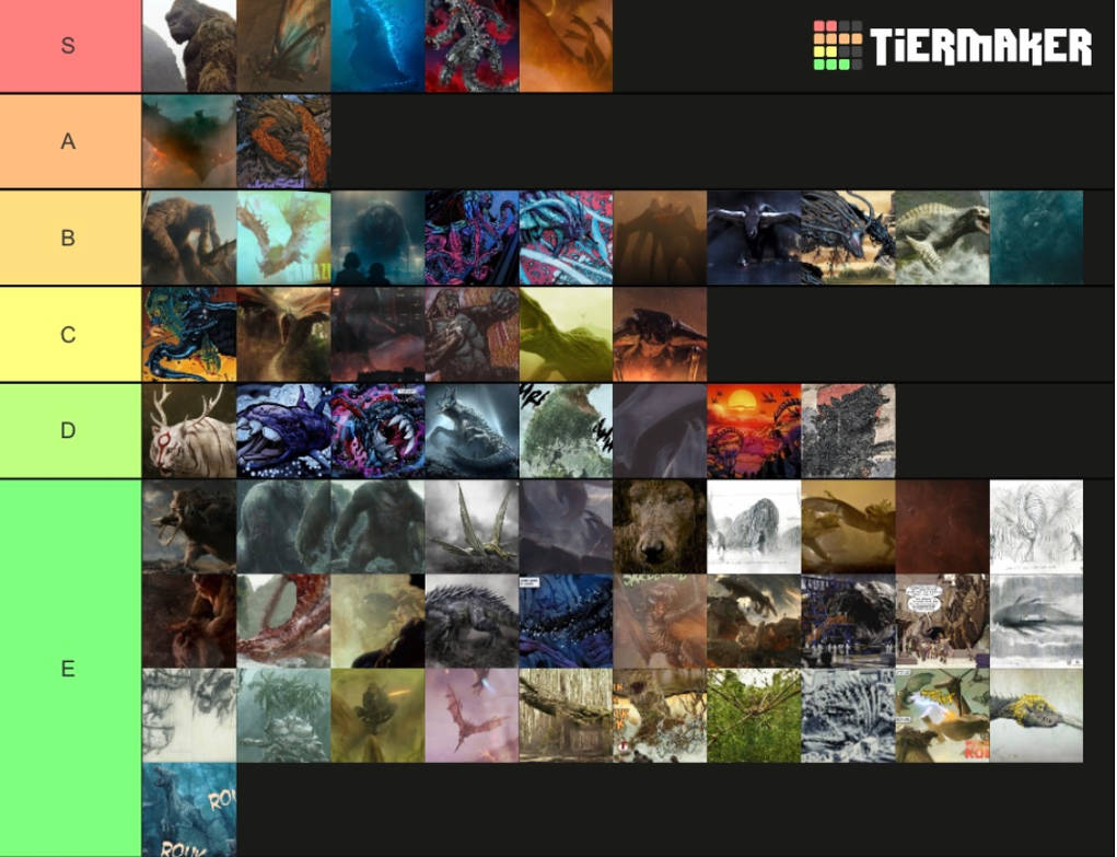 Monsterverse Titan Tier List By Ryanchism997 On Deviantart