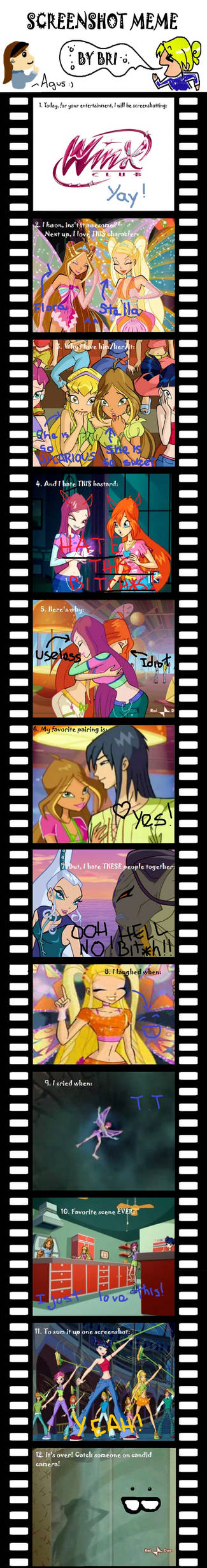 Screenshot Meme Winx Club By Aguvgr12 On Deviantart