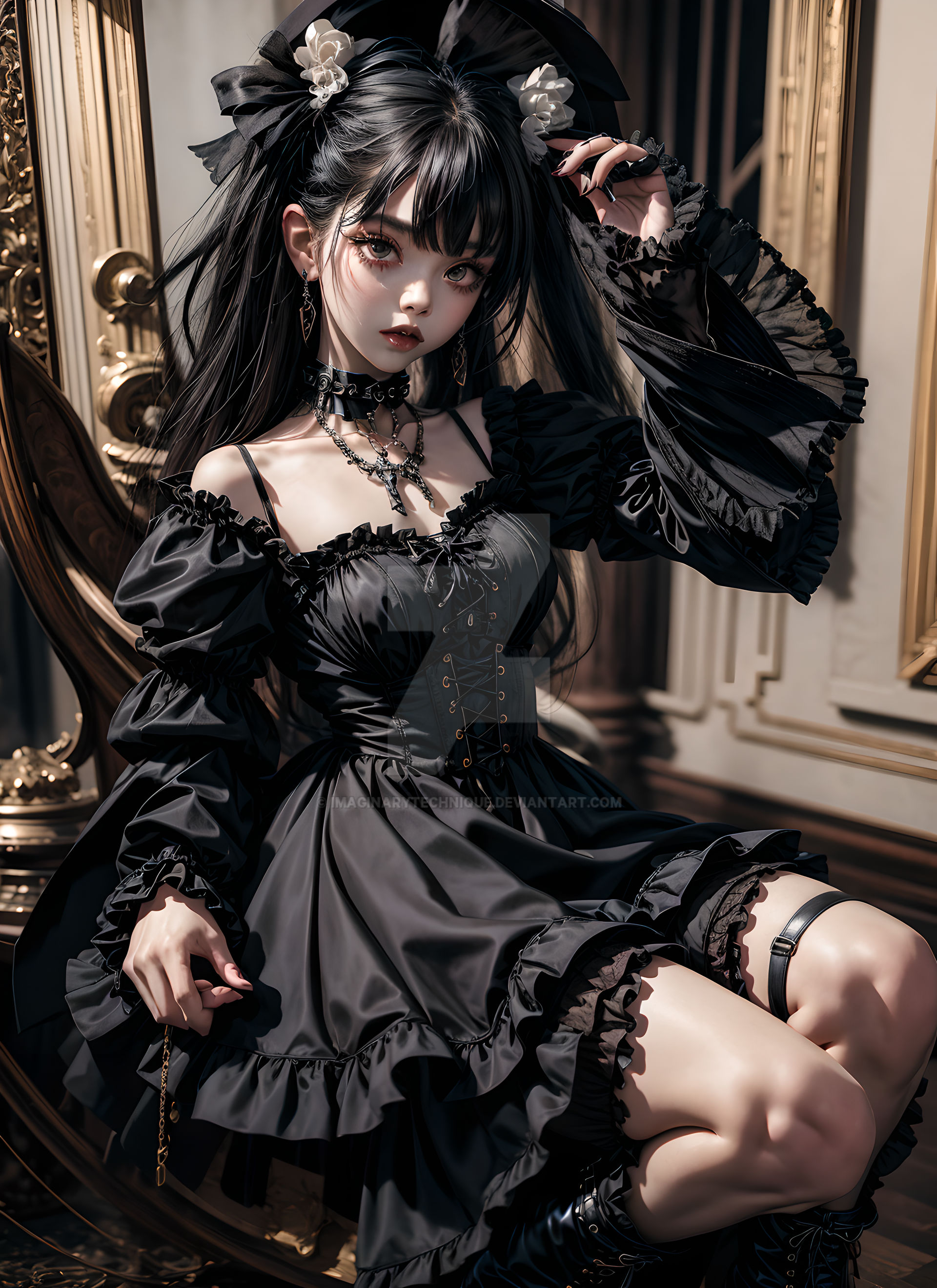 Adoptable Goth Girl By Imaginarytechnique On Deviantart