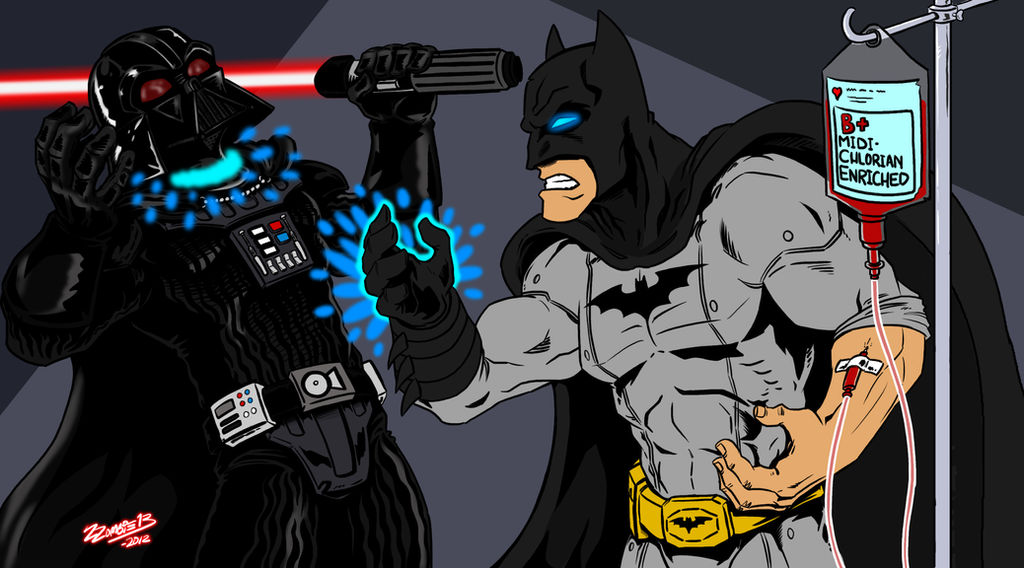 Vader Vs Batman By Zzombiexiii On Deviantart