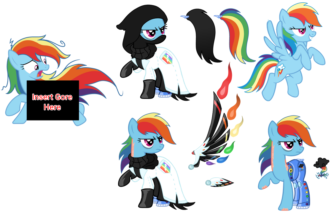 Mlp Grimverse Rainbow Dash By Friendshipizfucked On Deviantart