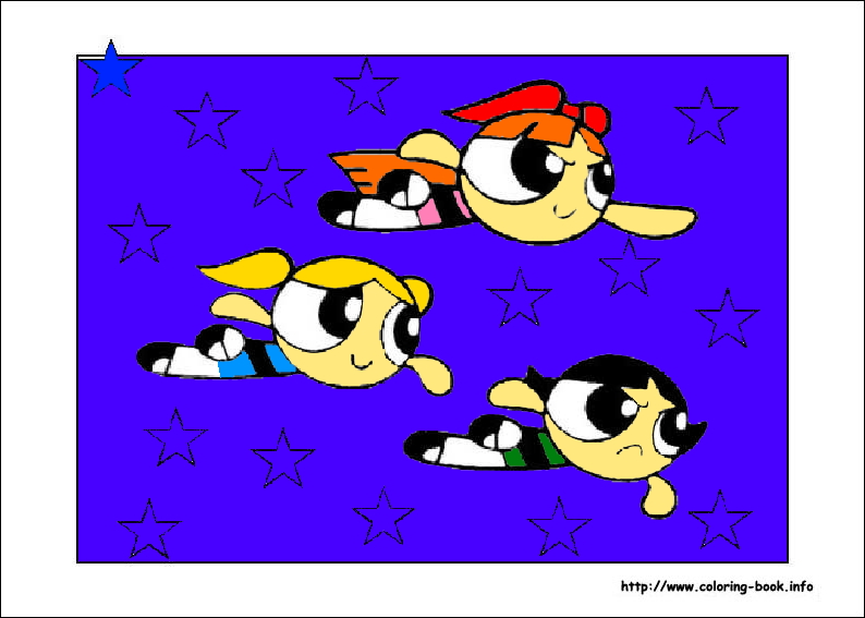 My Powerpuff Girls Colored In Page V2 By Jack1set2 On Deviantart