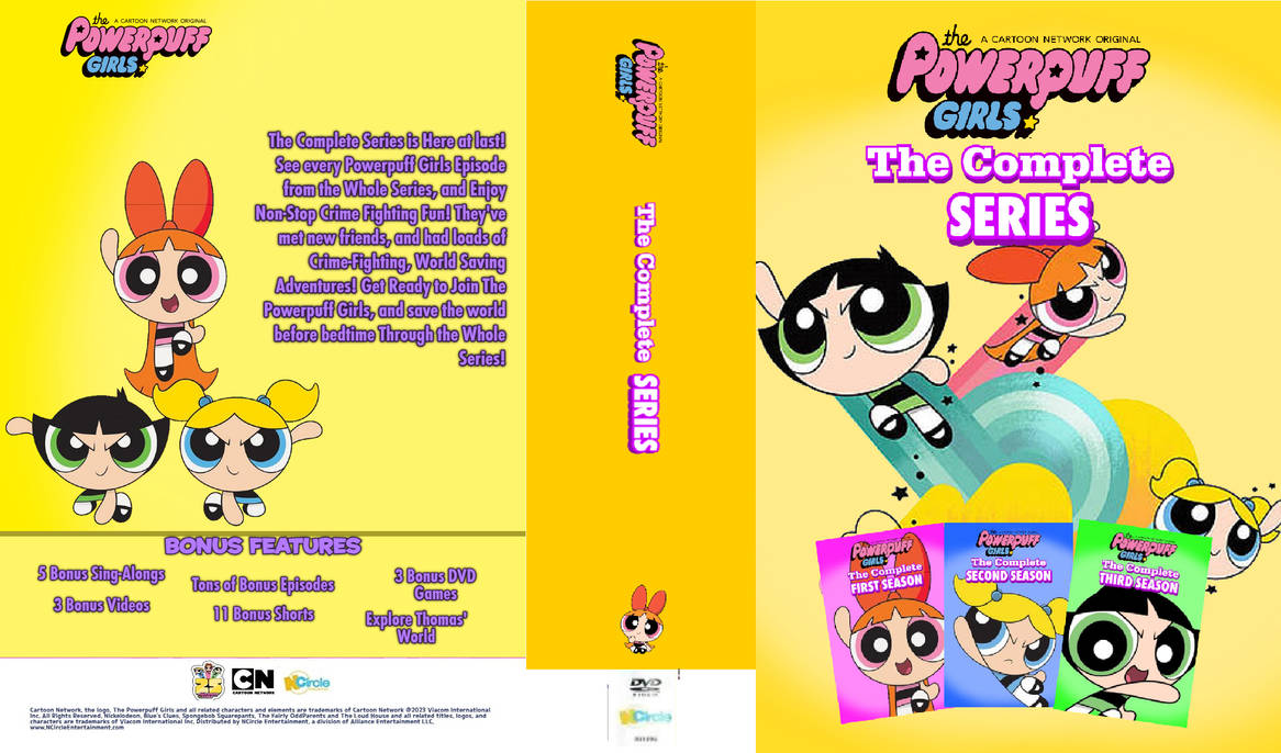 The Powerpuff Girls The Complete Series Dvd By Jack1set2 On Deviantart