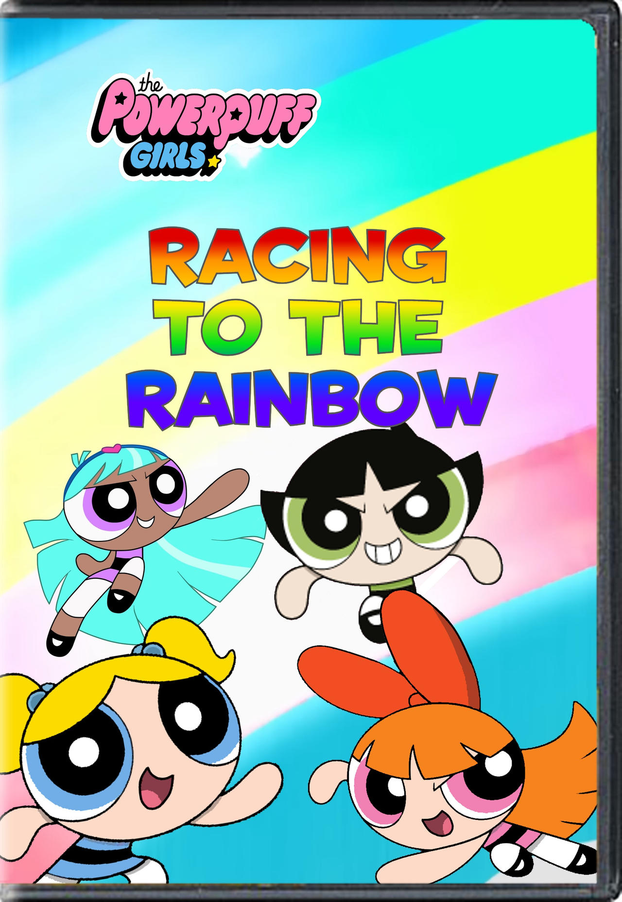 The Powerpuff Girls Racing To The Rainbow By Jack1set2 On Deviantart