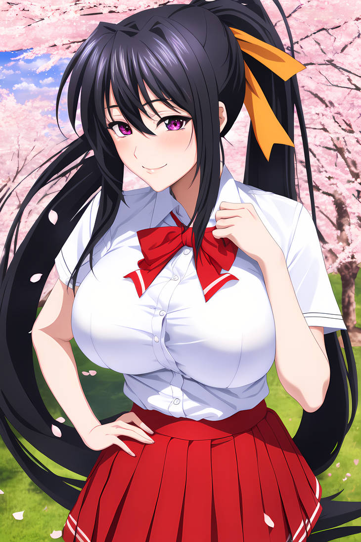 Akeno Himejima By Aiartshines On Deviantart