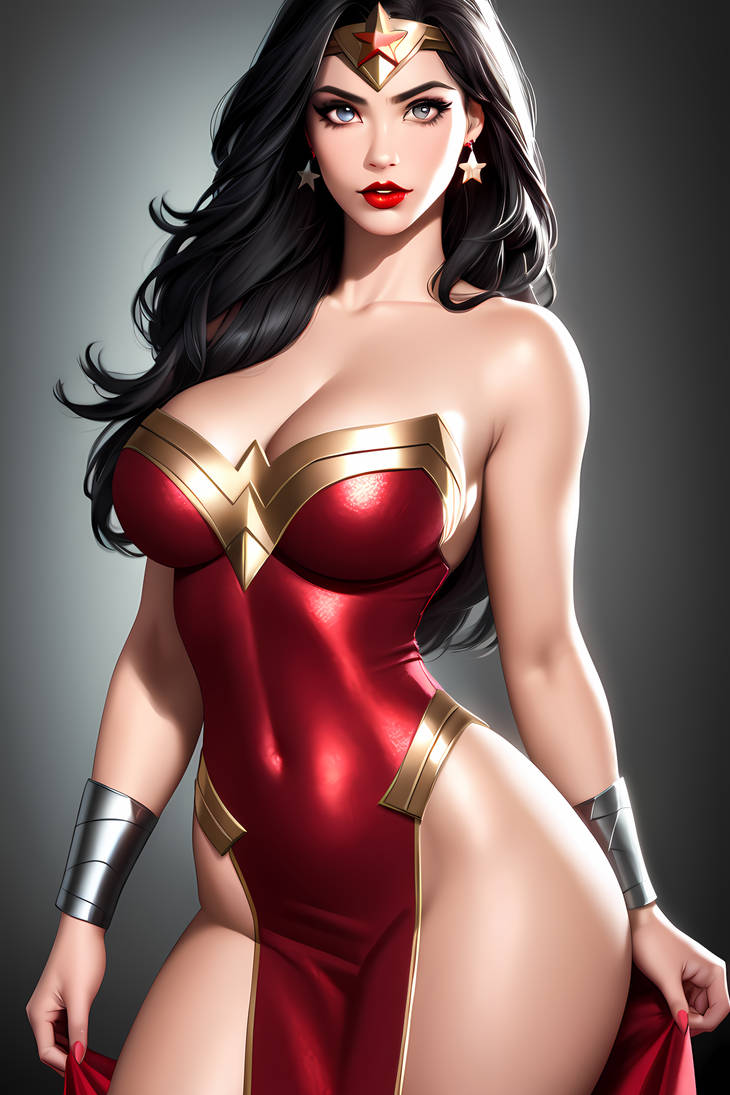 Wonder Woman In A Sexy Dress by AiArtShines on DeviantArt Wonder Woman In A Sexy Dress by AiArtShines on DeviantArt