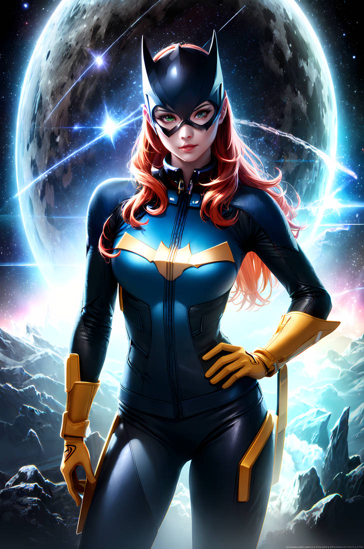 Galactic Batgirl By Aiartshines On Deviantart