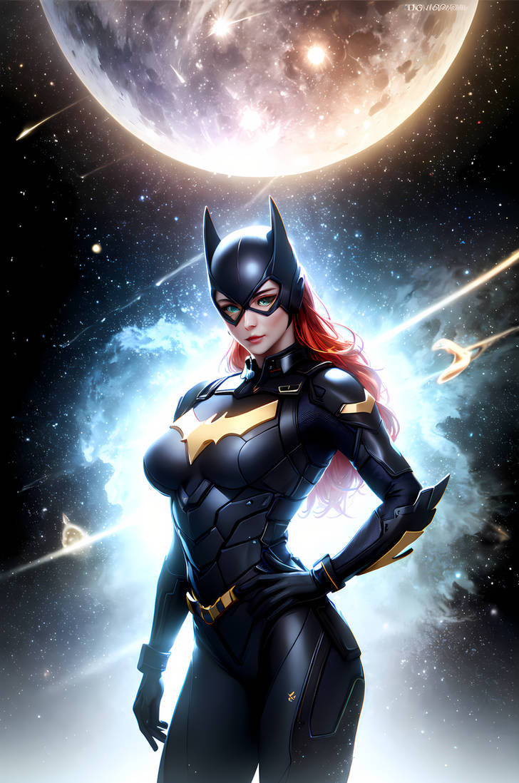 Galactic Batgirl By Aiartshines On Deviantart