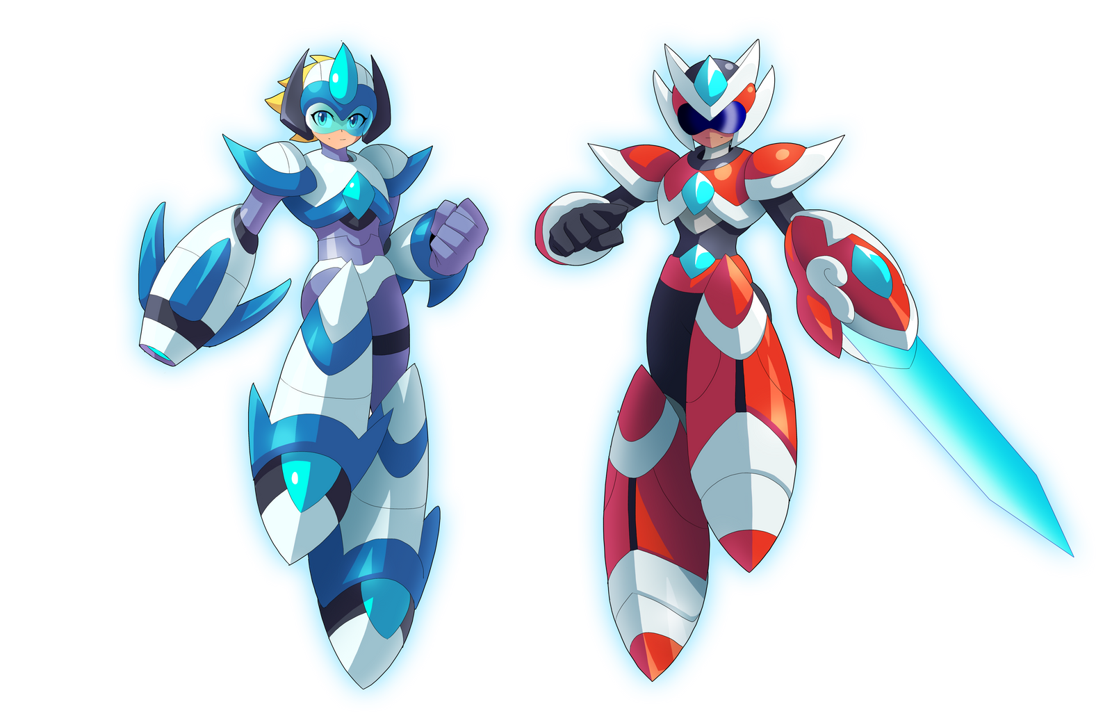 Commission Nina And Ace Resonant Armor By Ultimatemaverickx On Deviantart