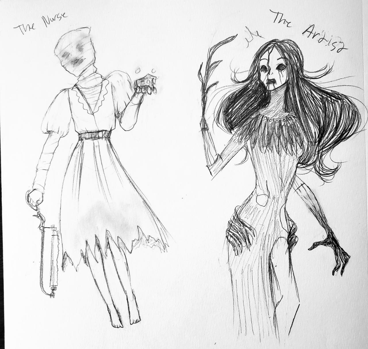 The Nurse And The Artist Dbd Fanart By Narapara On Deviantart