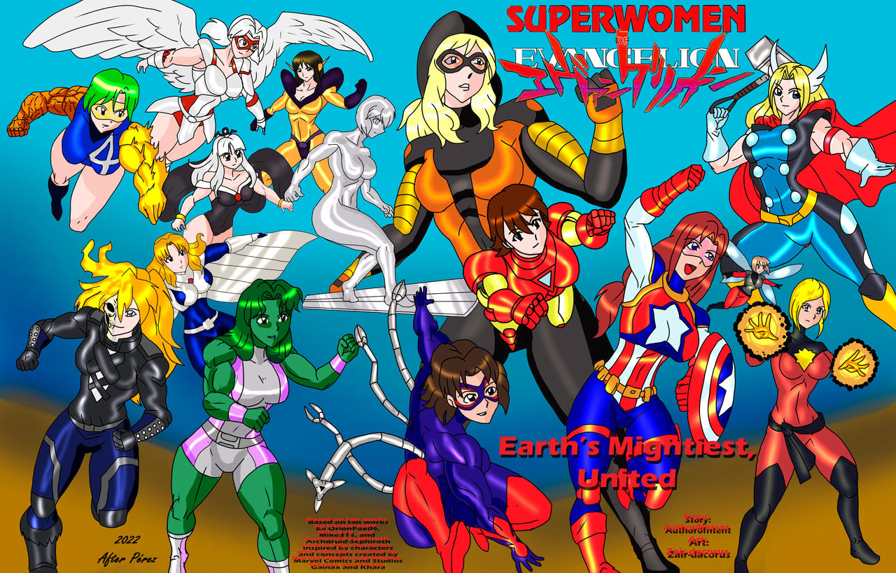 Superwomen Of Eva Earths Mightiest United By Picassamia On Deviantart