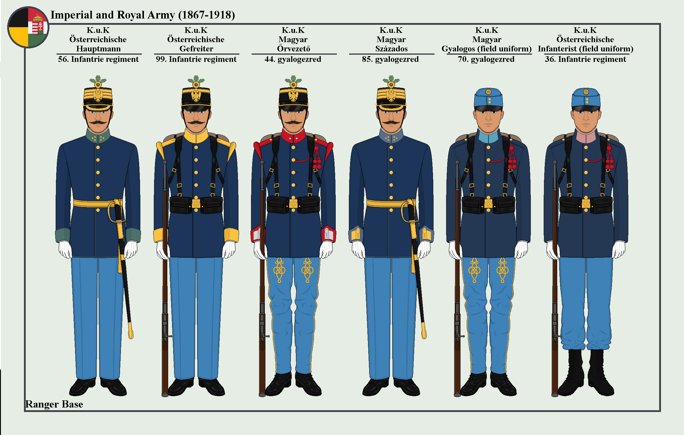 Austro-Hungarian Common Army (K.u.K) Uniforms by DiWiNiTY122 on DeviantArt Austro-Hungarian Common Army (K.u.K) Uniforms by DiWiNiTY122 on DeviantArt