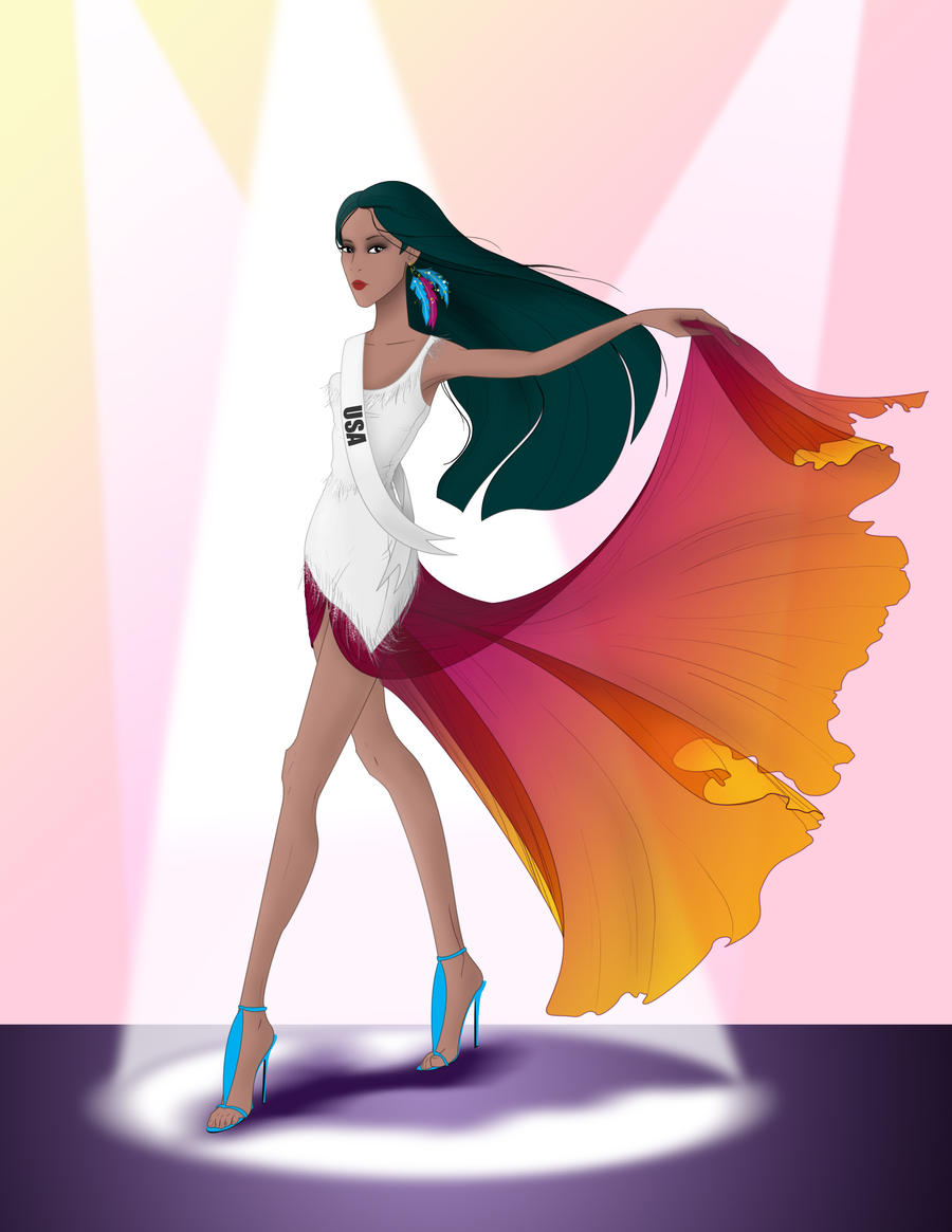 Pocahontas Miss Usa By Hmd67 On Deviantart