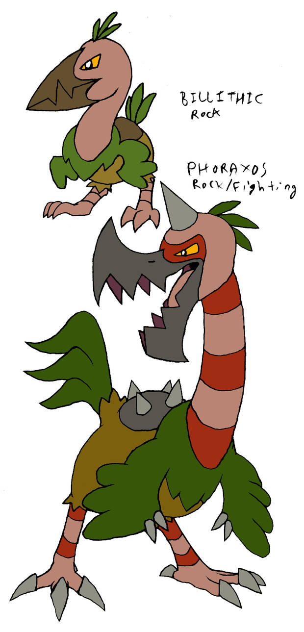 Terror Bird Fakemon By Skarmorysilver On Deviantart
