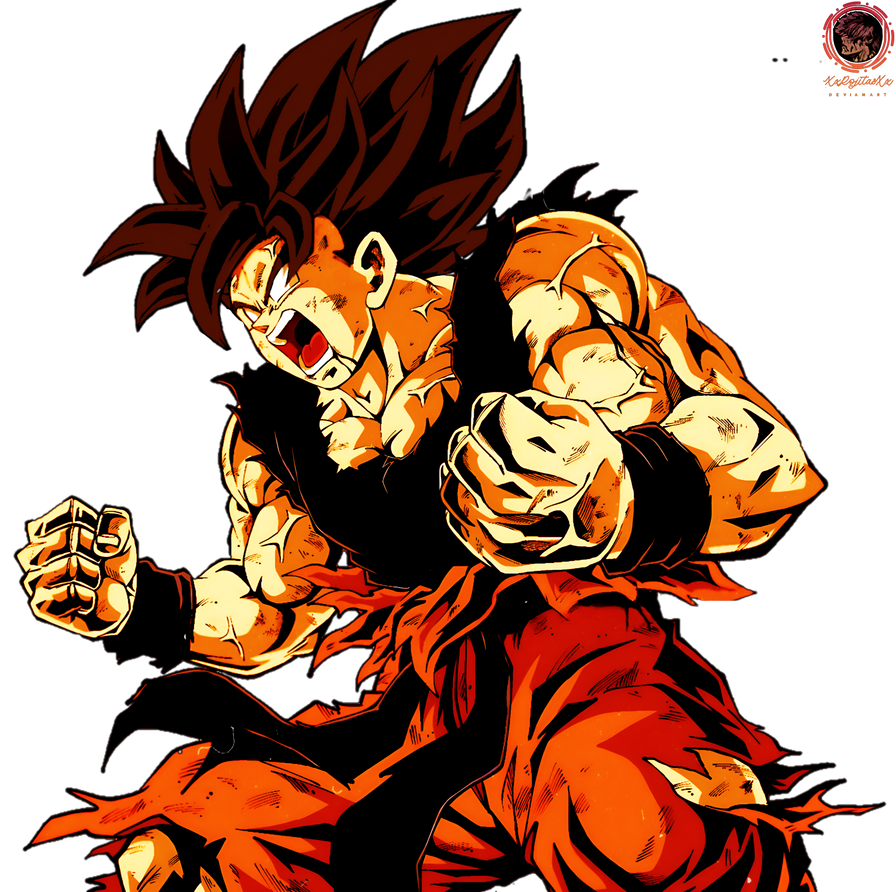 Goku False Super Saiyan Enraged Edit Png By Xxrojitasxx On Deviantart