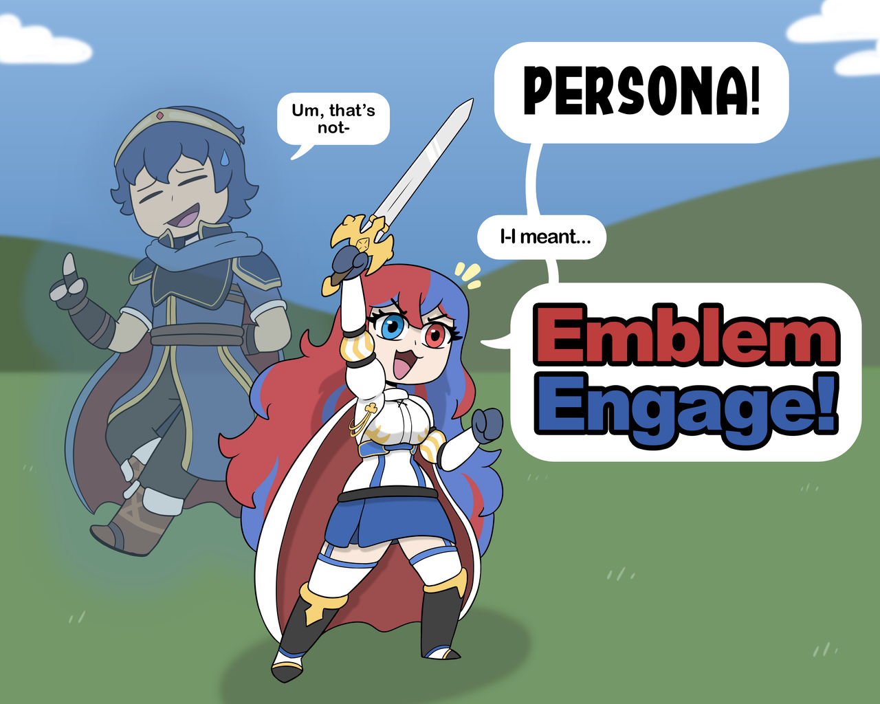 Alear and Marth by TsunRaptor on DeviantArt Alear and Marth by TsunRaptor on DeviantArt