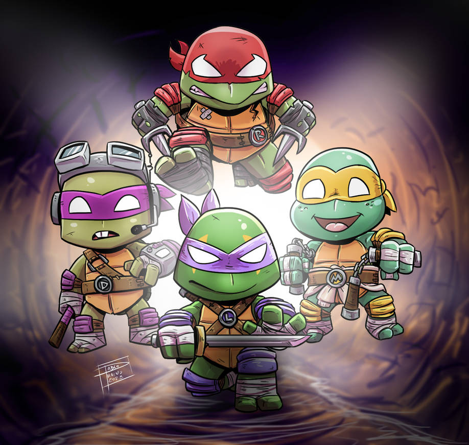 Tmnt Chibis By Optimuspraino On Deviantart