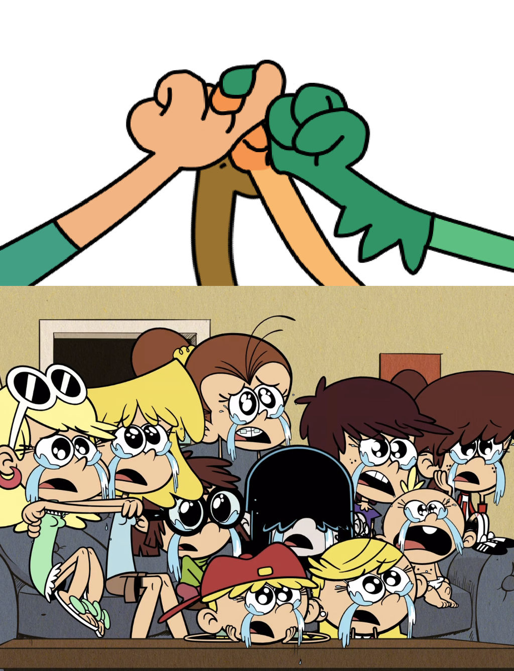 Loud Sisters Crying Over A Pinky Swear By Sastarward25341 On Deviantart