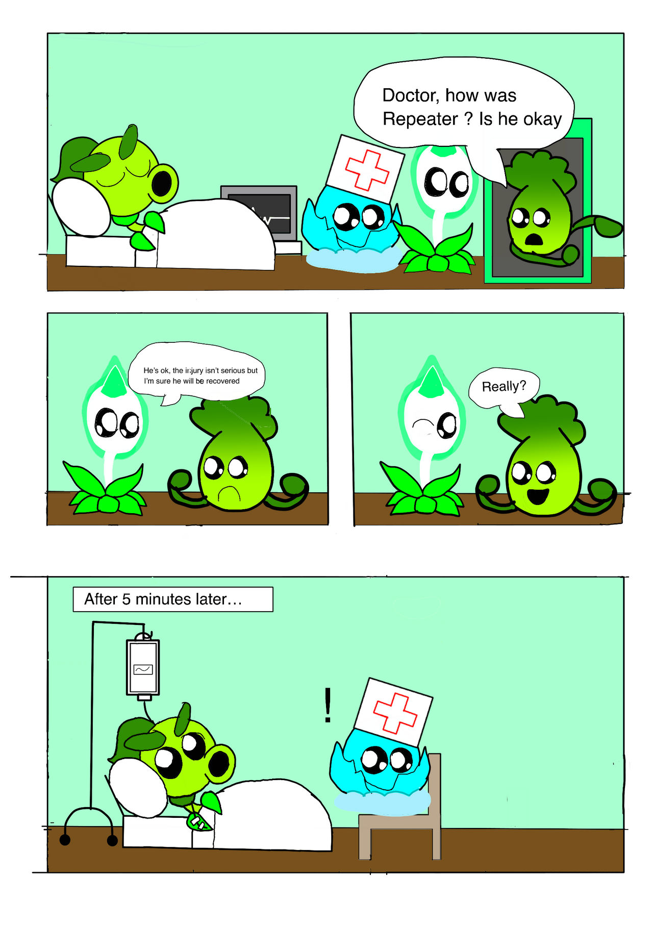 Plant Vs Zombie Comic Strip Page 4 By Sunflower75 On Deviantart