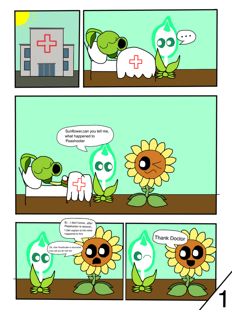 Plant Vs Zombie Comic The Attack Page 1 By Sunflower75 On Deviantart